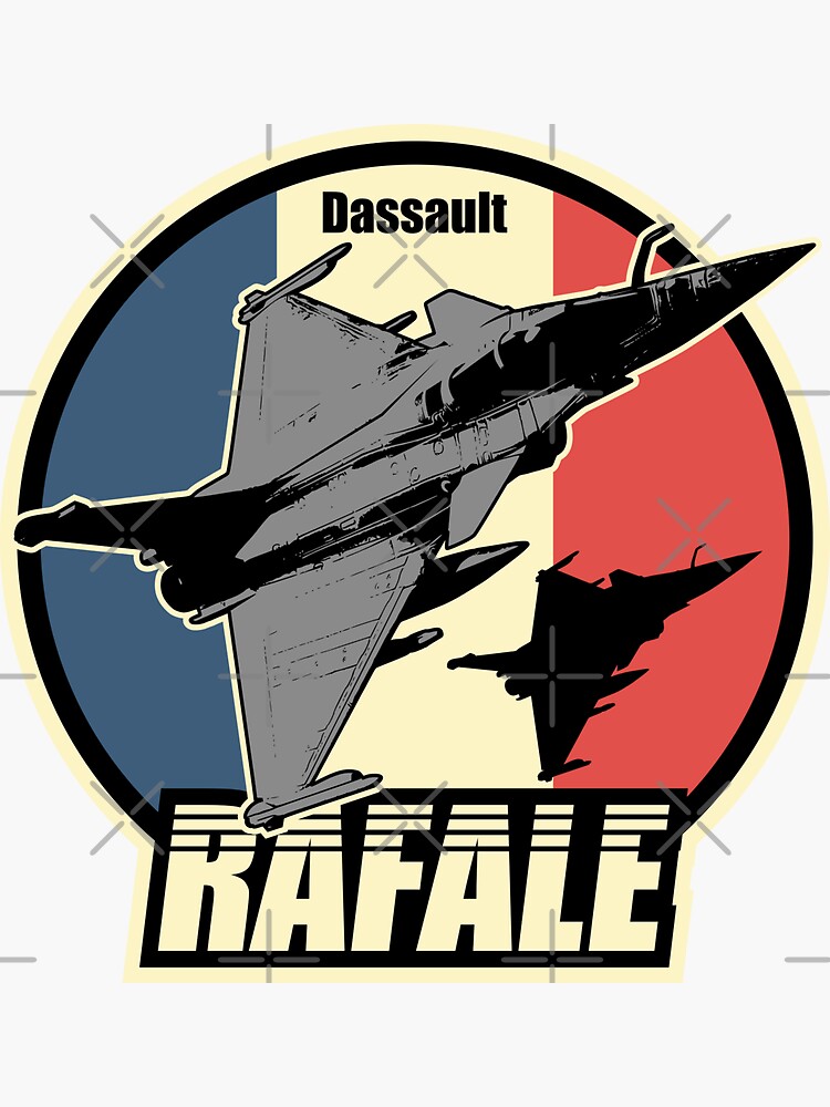 Sticker « Patch de chasseur Rafale français », par TGStudios | Redbubble