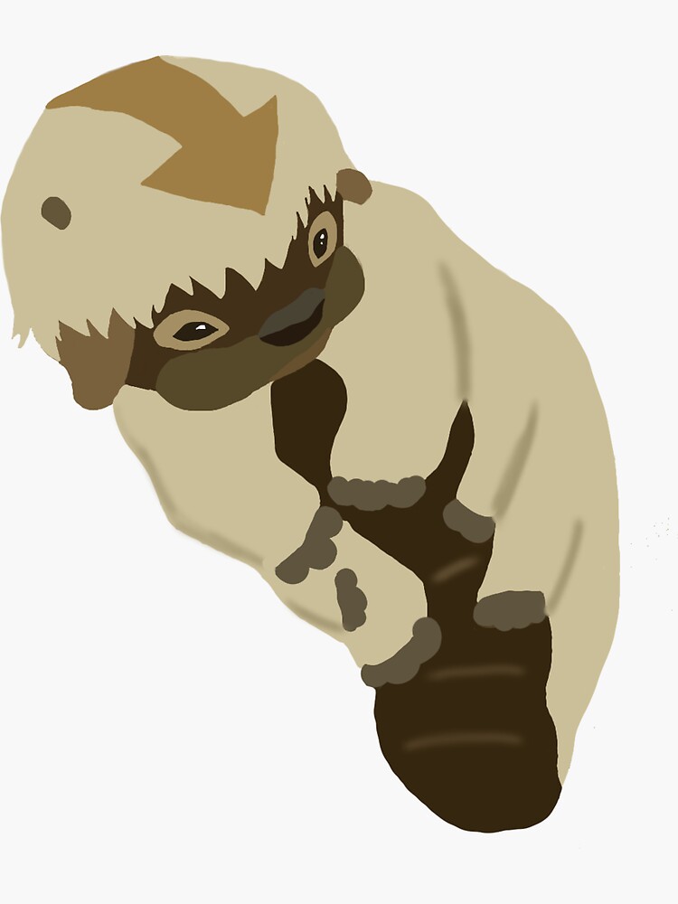 "Appa-atla Avatar the last airbender sticker" Sticker for Sale by lil ...
