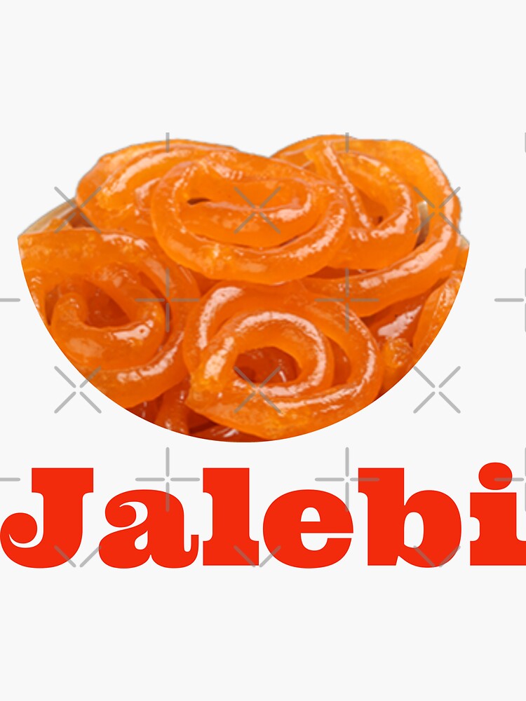 "Delicious Syrup Filled Rings Jalebi" Sticker for Sale by DreamPalace ...