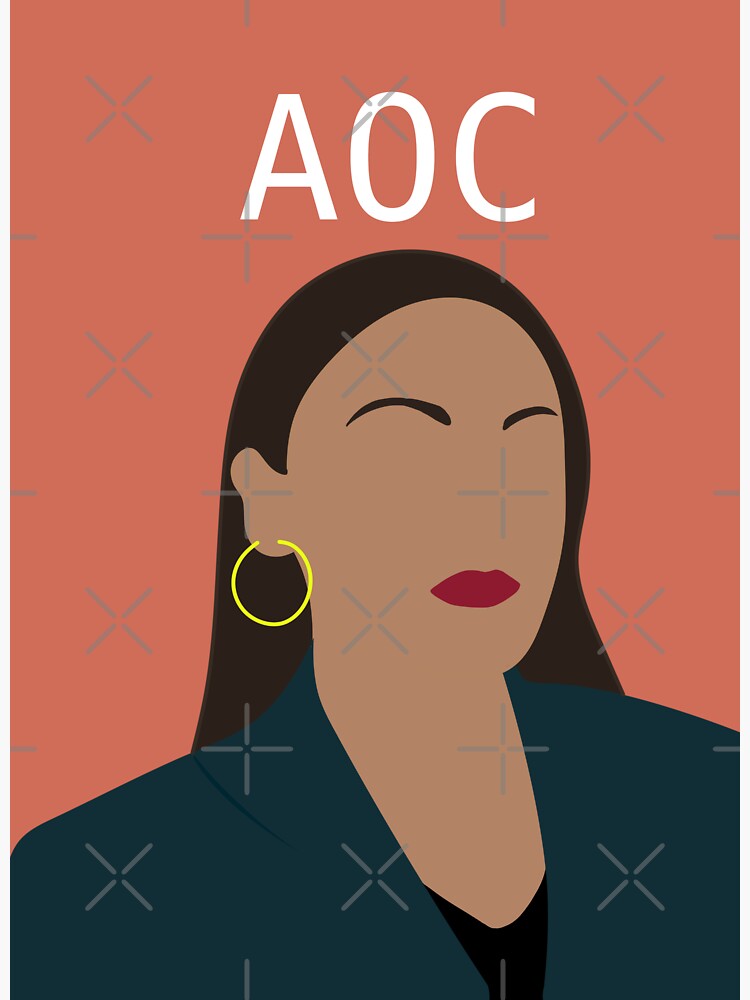 "aoc canada alexandra ocasio cortez" Sticker by NicyShopy | Redbubble