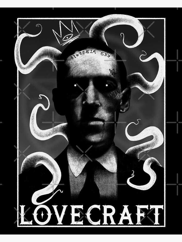 "H. P. Lovecraft" Poster for Sale by tmbsketches | Redbubble