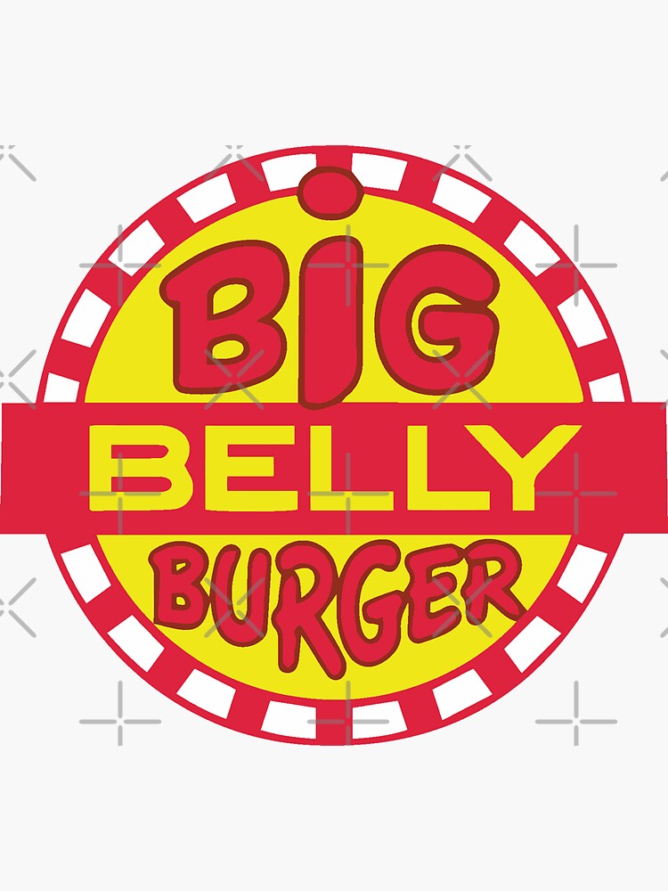 "Big Belly Burger shirt - Arrow, Diggle, Starling City" Sticker for ...