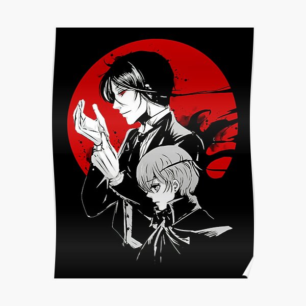 "Black Butler!!Sebastian Michaelis" Poster by lein-chung | Redbubble