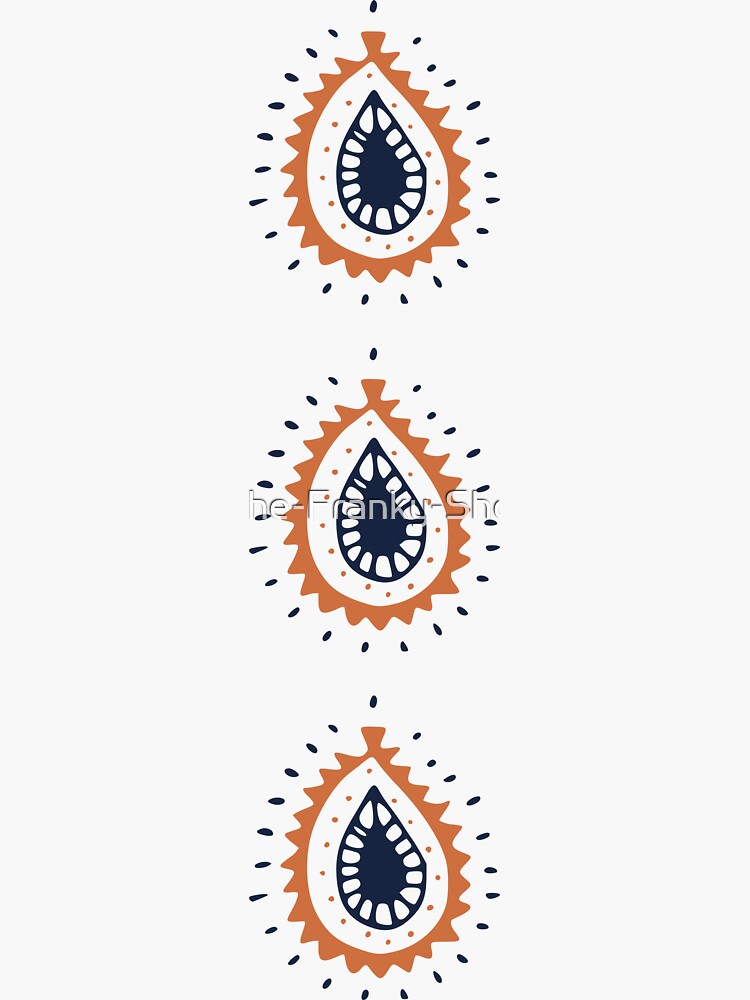 "Boho Teardrop " Sticker for Sale by The-Franky-Shop | Redbubble