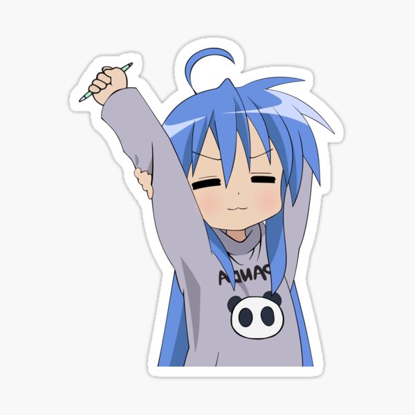 "High Quality Print Lucky Star Konata Izumi" Sticker for Sale by ...