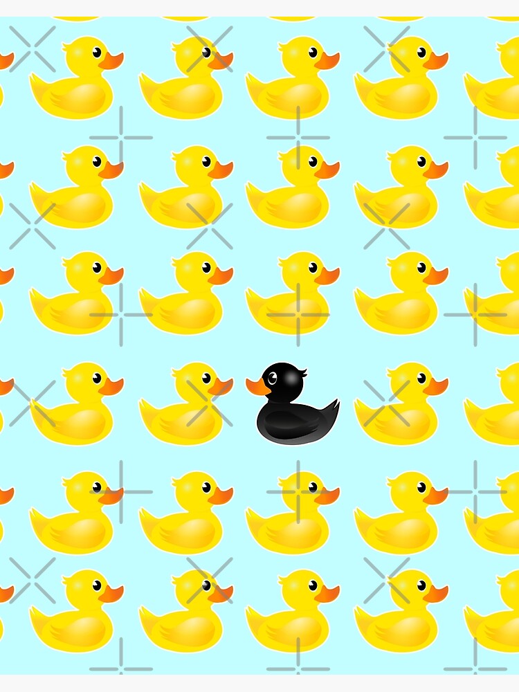 ""Rebel Duck" Cute Rubber Duckies" Art Board Print for Sale by ...