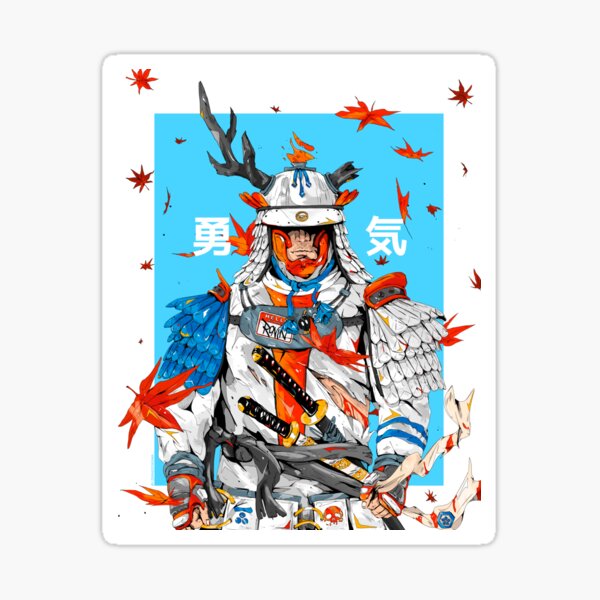 "Snow Ronin" Sticker by K2Gproject | Redbubble