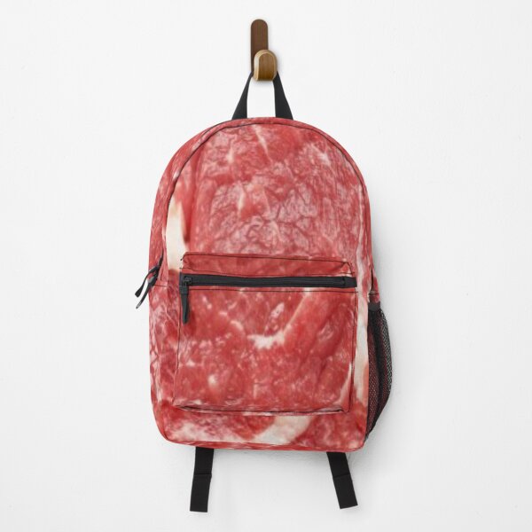 "Raw meat steak beef" Backpack for Sale by bdanmartin | Redbubble