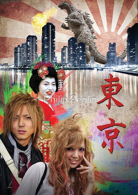 "Tokyo Three" by Philip Zeplin | Redbubble