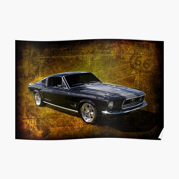 Póster «68 Fastback» de cars | Redbubble