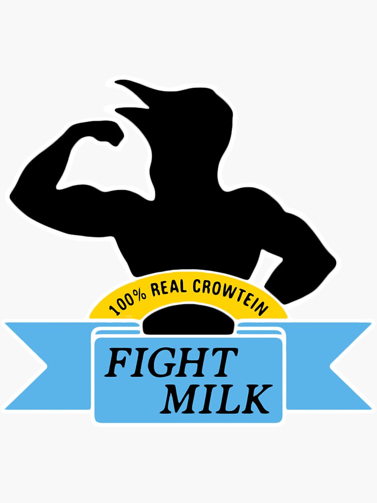"Fight Milk - For Bodyguards, By Bodyguards" Sticker for Sale by ...