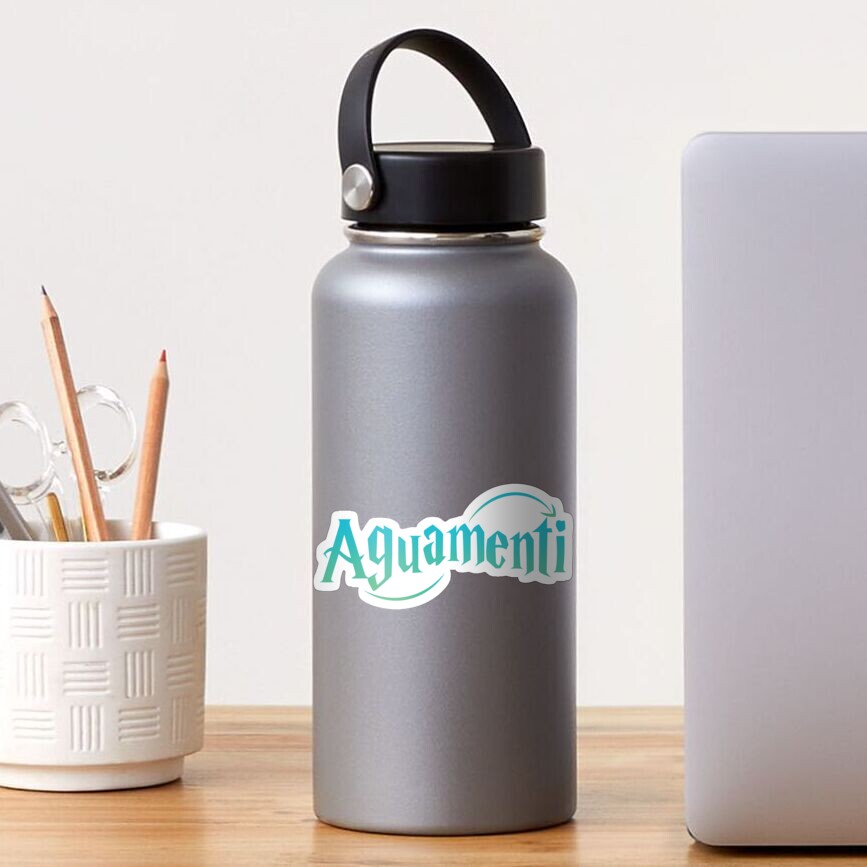 "Aguamenti" Sticker for Sale by sabinako | Redbubble
