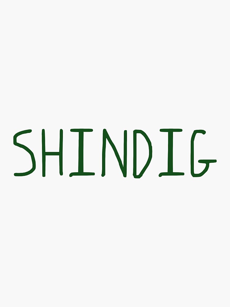 "shindig masterpiece" Sticker by lalamcgraw | Redbubble