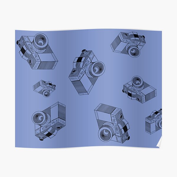 "Minolta drawing" Poster for Sale by Puebloartist | Redbubble