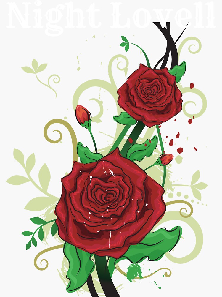 "Night Lovell t-shirt " Sticker for Sale by weerasak | Redbubble