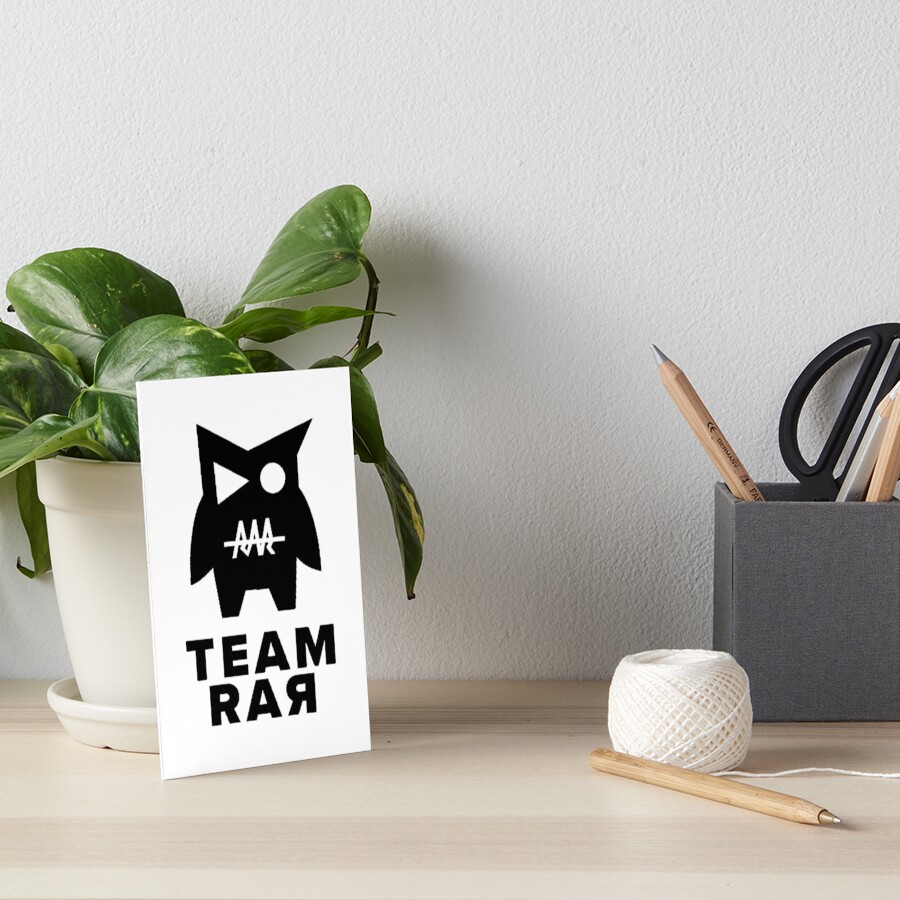 "Team RAR - Team RAR Apparel For Fans" Poster for Sale by Ideas-Heaven ...