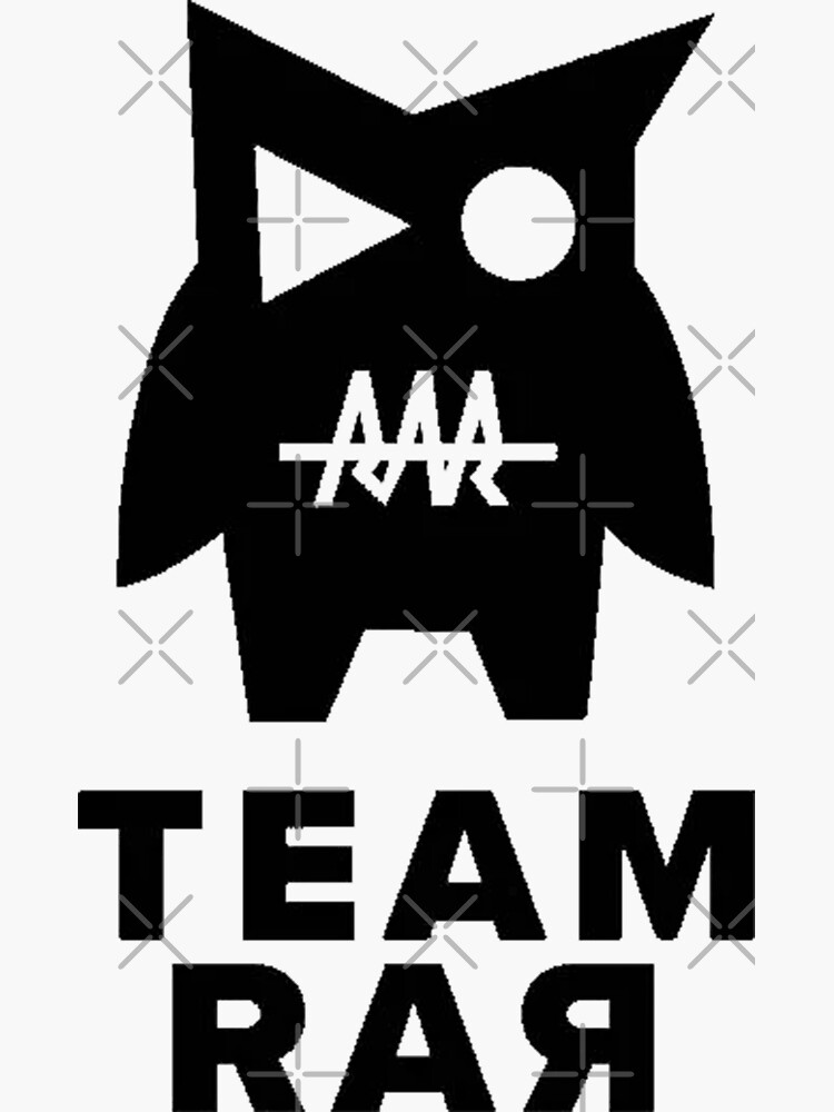"Team RAR - Team RAR Apparel For Fans" Sticker for Sale by Ideas-Heaven ...