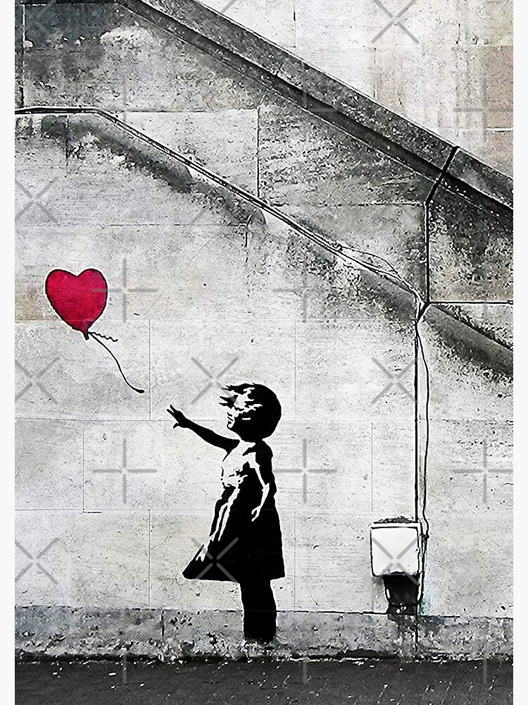 "Balloon Girl - There Is Always Hope | Original Mural Banksy" Journal ...
