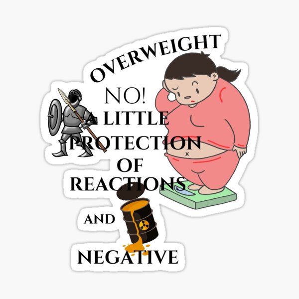 "Overweight W!" Sticker for Sale by ArtIdeasFun | Redbubble