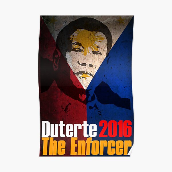 "Rodrigo Duterte" Poster by plastar | Redbubble