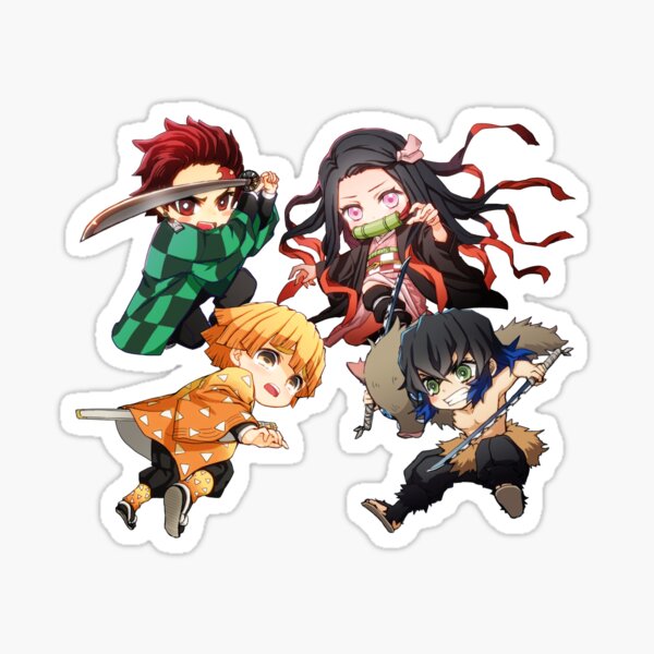 "Demon Slayer Characters" Sticker for Sale by Gojou | Redbubble
