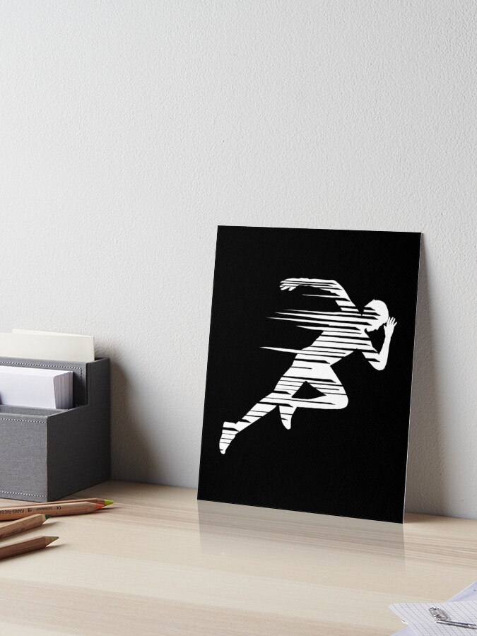 "Runner Sprinter " Art Board Print by UpYourSelf | Redbubble