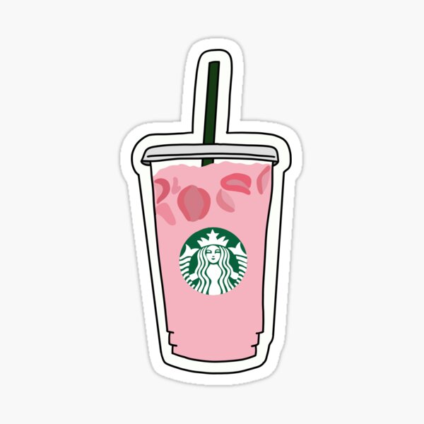 "Starbucks Pink Drink" Sticker for Sale by piperdooley | Redbubble