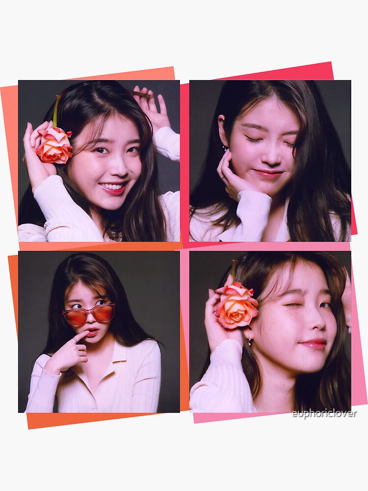 "IU" Sticker for Sale by euphoriclover | Redbubble