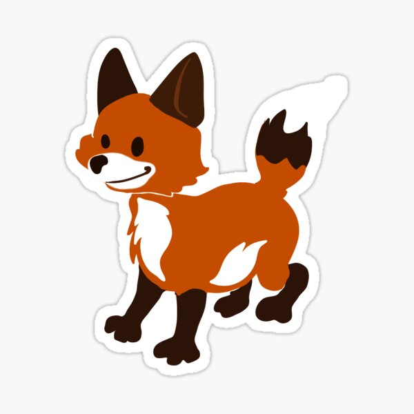 "Little fox" Sticker for Sale by MissesKennedy | Redbubble
