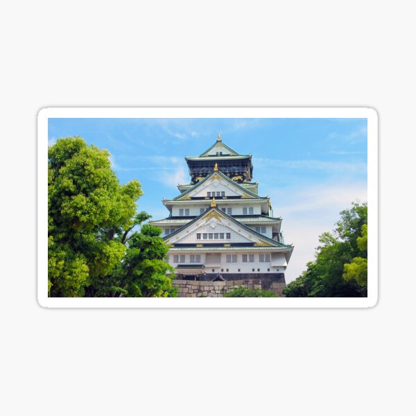 "Japan Golden Temple" Sticker by AnimeOutpost | Redbubble