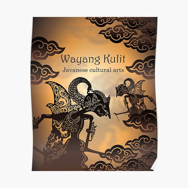 "wayang kulit" Poster for Sale by umiStore | Redbubble