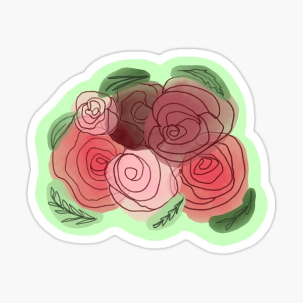 "Flower Arrangement" Sticker by zita-p | Redbubble