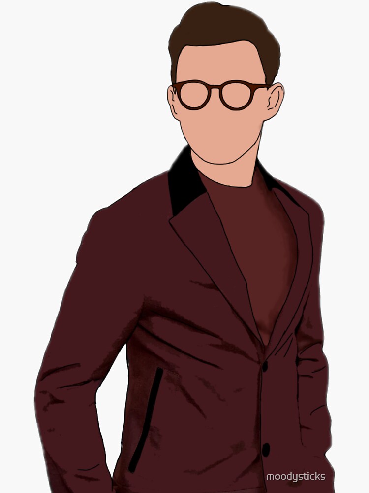"Tom Holland FFH premiere" Sticker for Sale by moodysticks | Redbubble