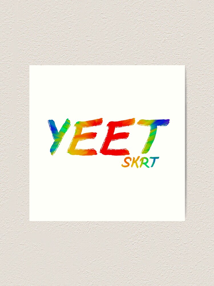 "YEET SKRT - Timothee Chalamet and Pete Davidson Skit SNL" Art Print ...