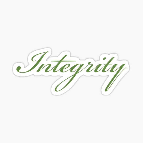 "Brene Brown Quote | Integrity" Sticker for Sale by courtnels | Redbubble