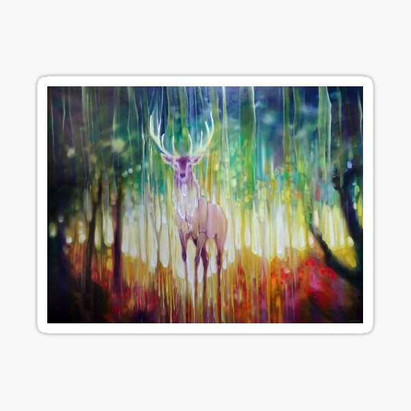 "Forest Elemental " Sticker by gillbustamante | Redbubble