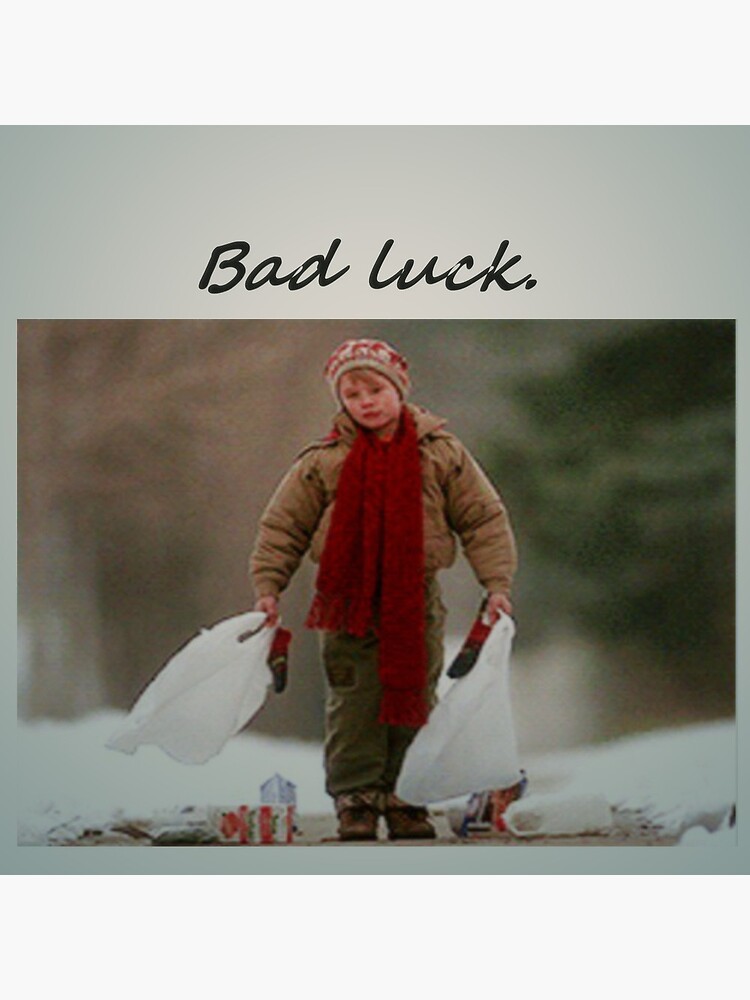 "Kevin - bad luck" Poster by bubble0bum | Redbubble