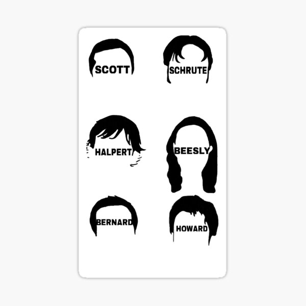 "The Office (U.S.) Character Drawings" Sticker for Sale by ...