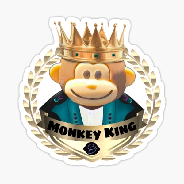 "King CJ" Sticker for Sale by CuriousJoe | Redbubble