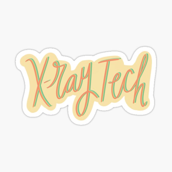 "X-ray Tech" Sticker for Sale by Buggza2 | Redbubble