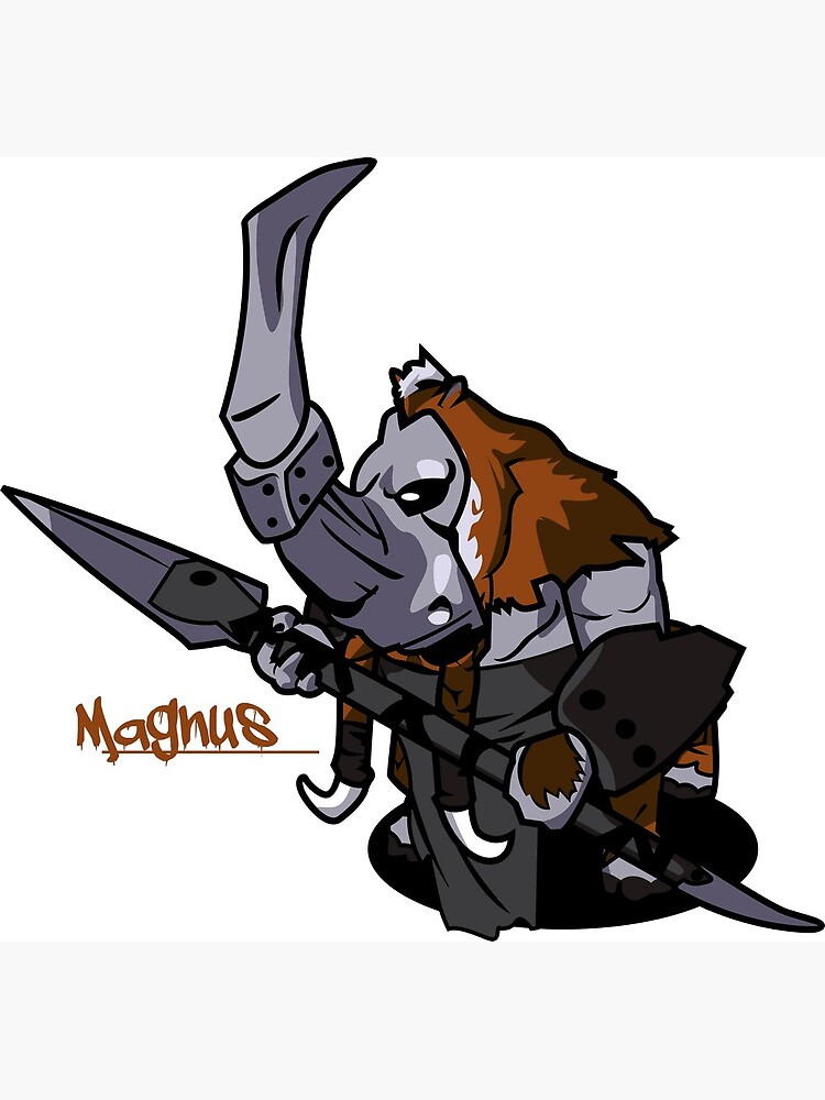"Cartoon Magnus - Dota2" Poster for Sale by ArtxcL | Redbubble