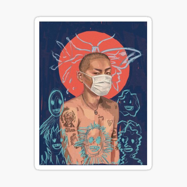 "Tomboy, HYUKOH " Sticker for Sale by rhubarbyoghurt | Redbubble