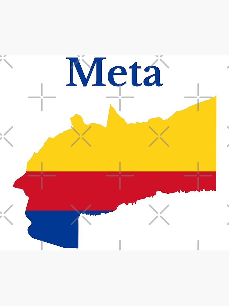 Lámina fotográfica «Mapa del Departamento de Meta, Departamento de ...