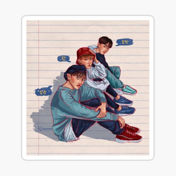"3RACHA" Sticker for Sale by rhubarbyoghurt | Redbubble