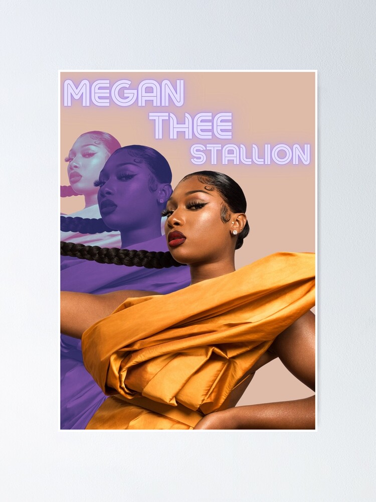 "Megan Thee Stallion " Poster by patrixia11 | Redbubble