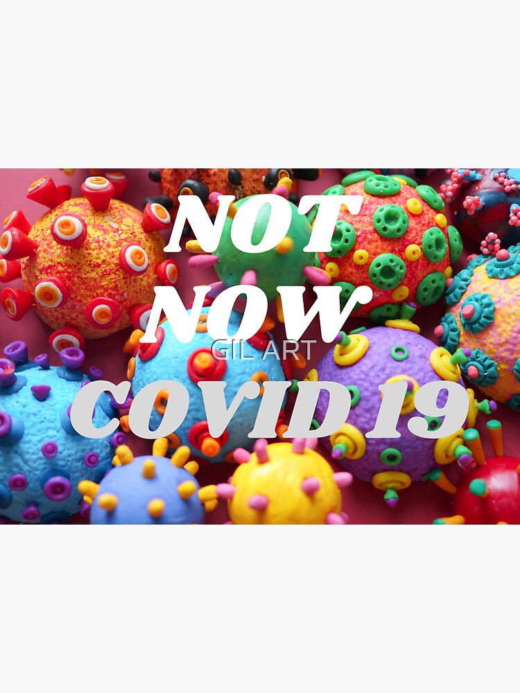 "MASK NOT NOW COVID19" Sticker for Sale by Kellerstr44 | Redbubble