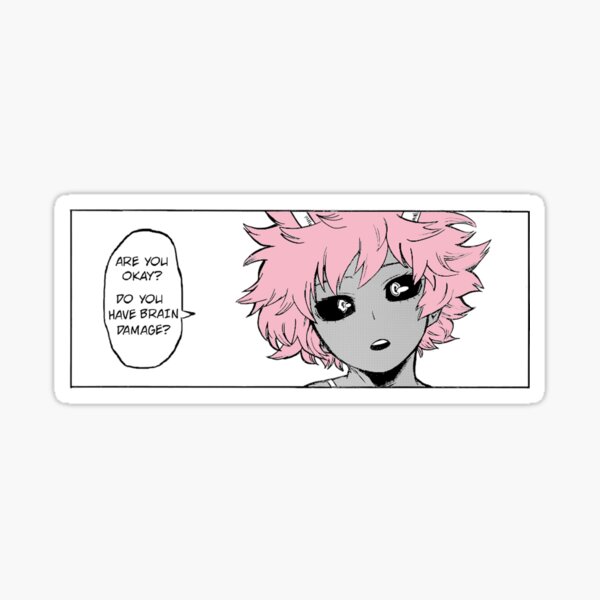 "Mina BNHA Ashido" Sticker by YALPOShop | Redbubble