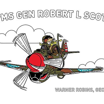"IPMS Gen. Robert L. Scott" Sticker for Sale by JC Bear | Redbubble