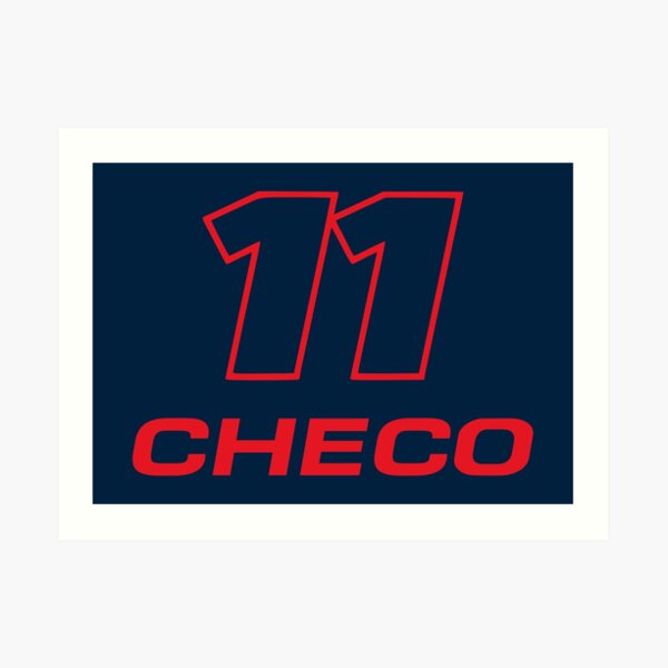 "Checo 11 Sergio Perez Formula1 Motorsports f1 Redbull Racing Team" Art ...