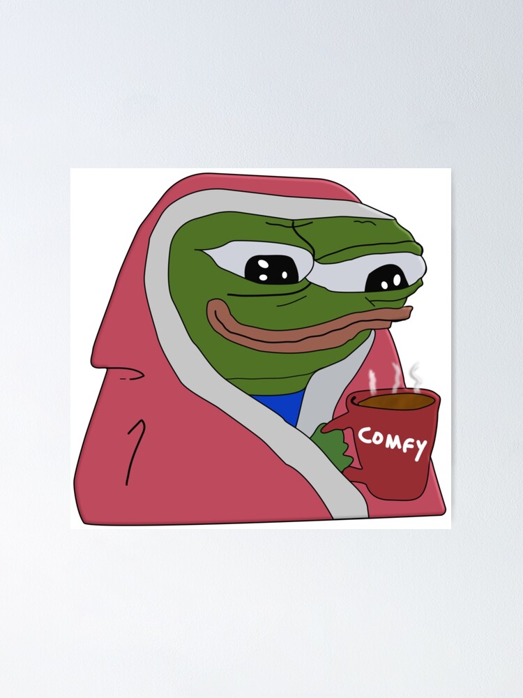"Rare Pepe Comfy Cozy Blanket" Poster by Slav-Art | Redbubble